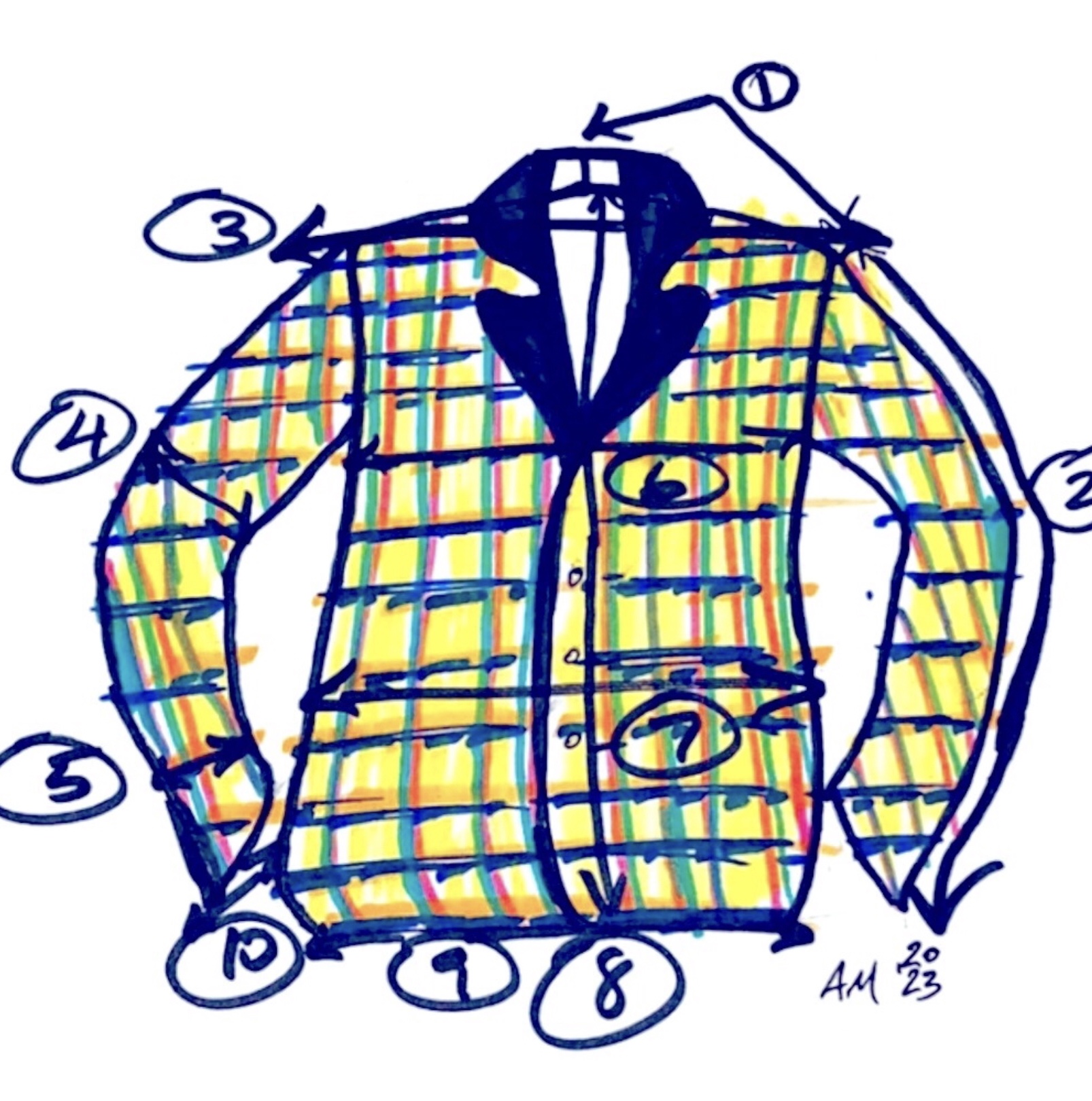 Measuring Steps For Garments – McGlamorous Designs